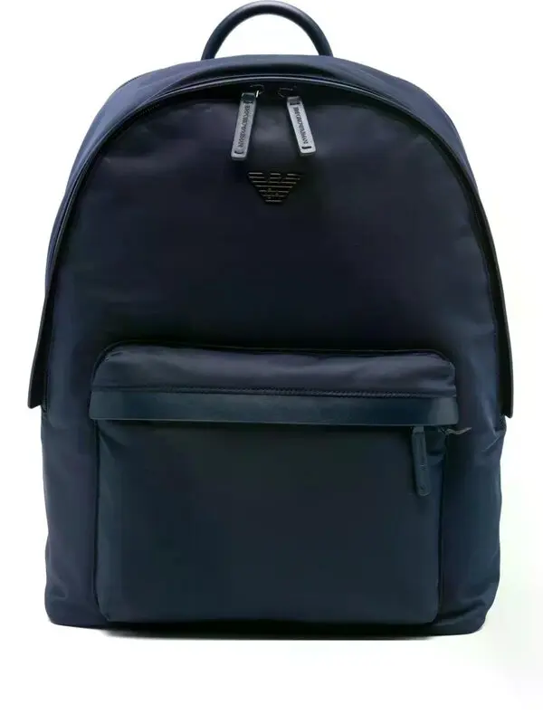 Emporio Armani Logo Backpack - Blue