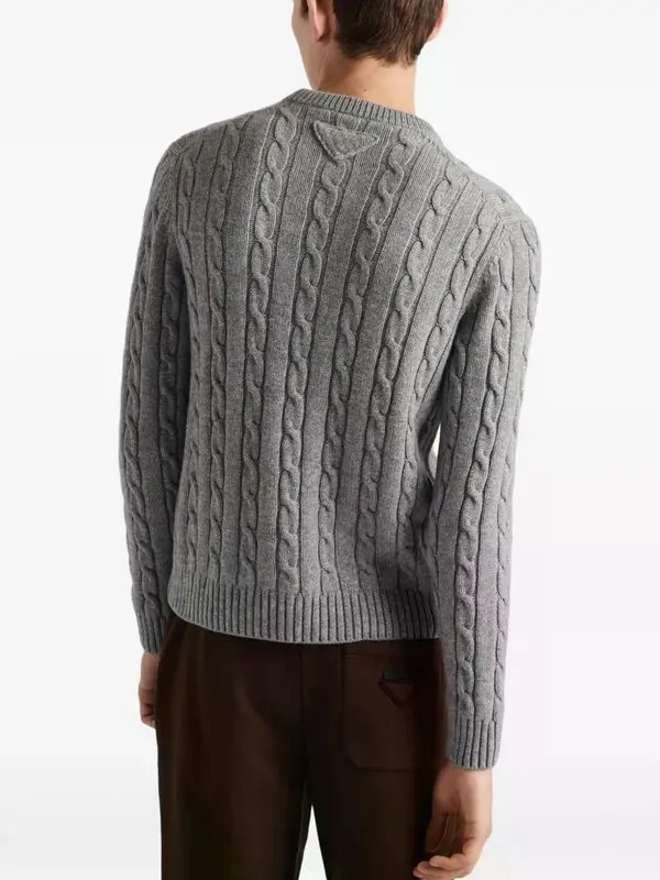 Prada Cashmere Crew-neck Sweater