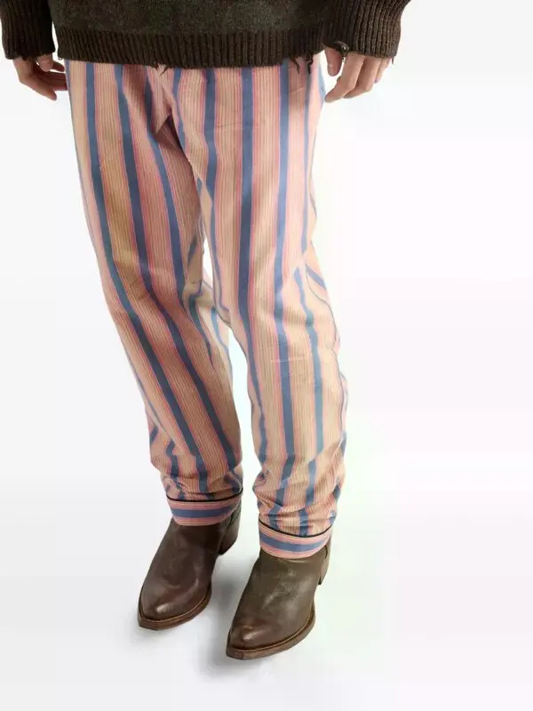 Prada Stripe Elastic-waistband Trousers