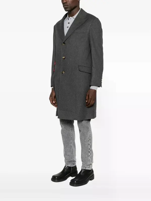Brunello Cucinelli Button-fastening Flap-pocket Coat