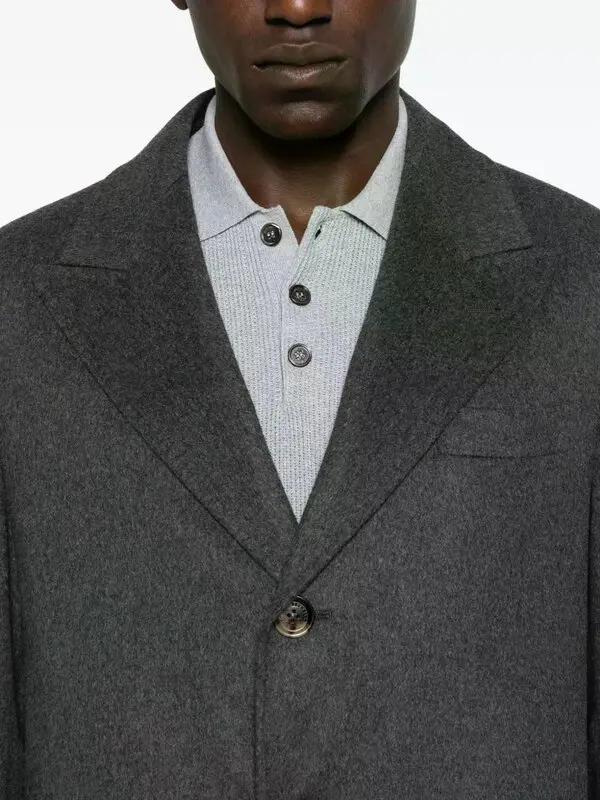 Brunello Cucinelli Button-fastening Flap-pocket Coat