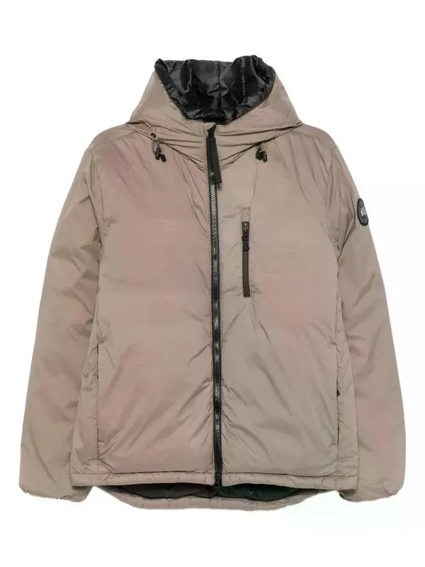 Canada Goose Lodge Hooded Zip-fastening Jacket - Brown