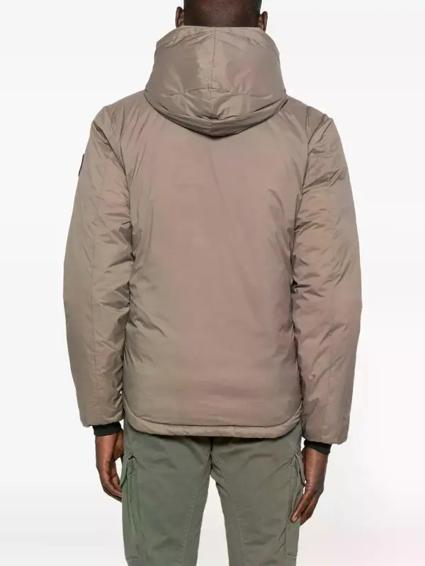 Canada Goose Lodge Hooded Zip-fastening Jacket - Brown