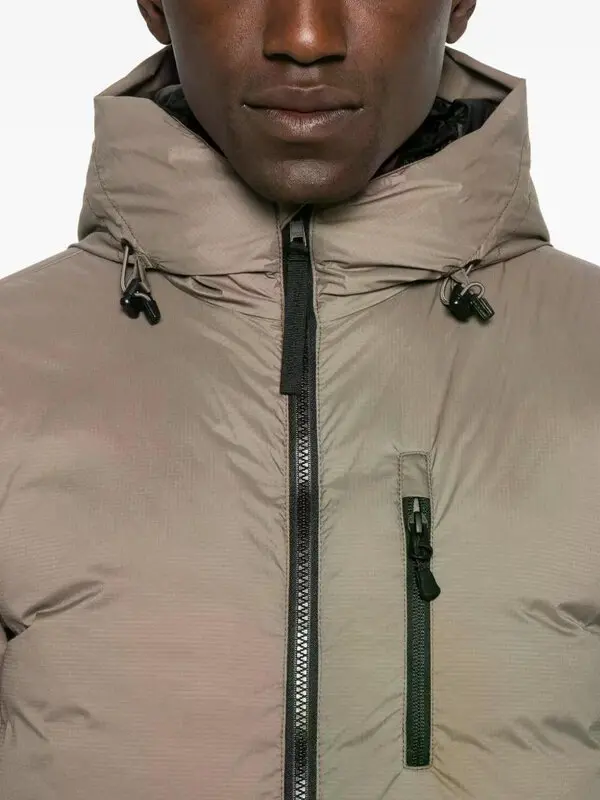 Canada Goose Lodge Hooded Zip-fastening Jacket - Brown