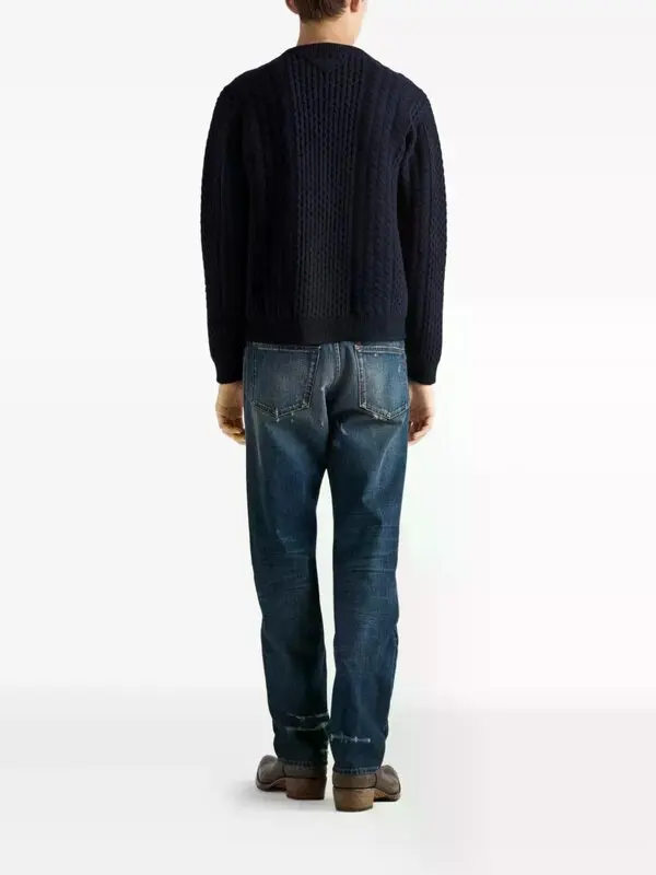 Prada Wool Crew-neck Sweater