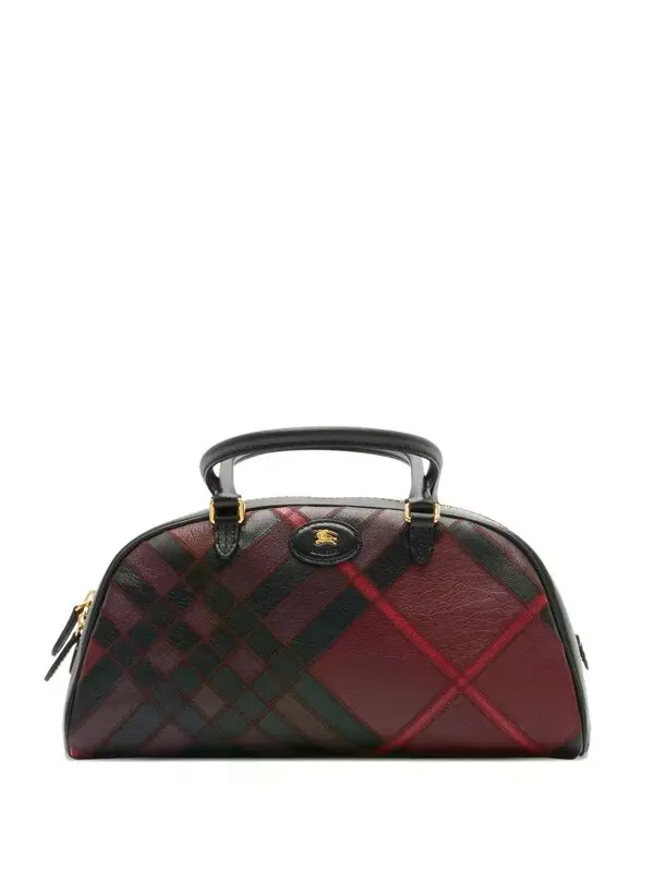 Burberry Check-pattern Tote Bag