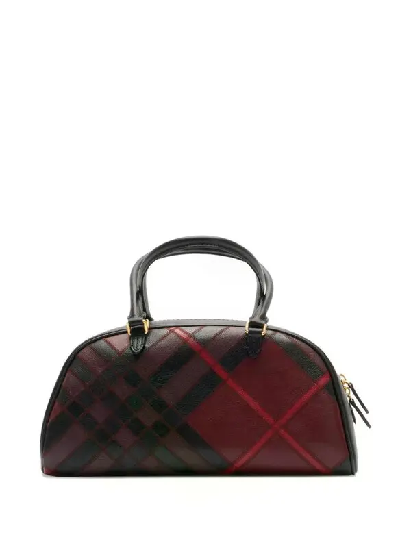 Burberry Check-pattern Tote Bag