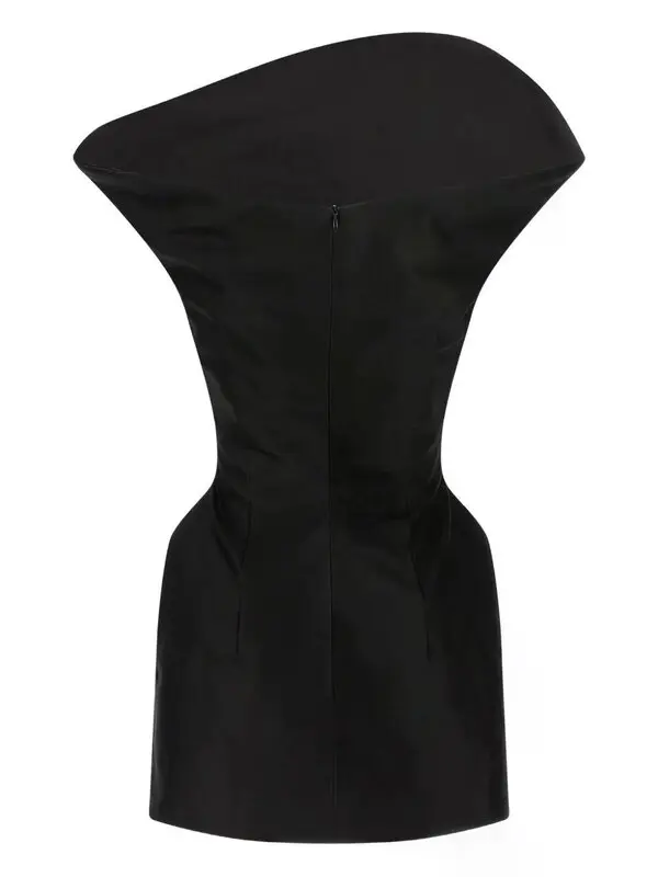 navy blue dress for baby girl Magda Butrym Asymmetrical Mini Dress