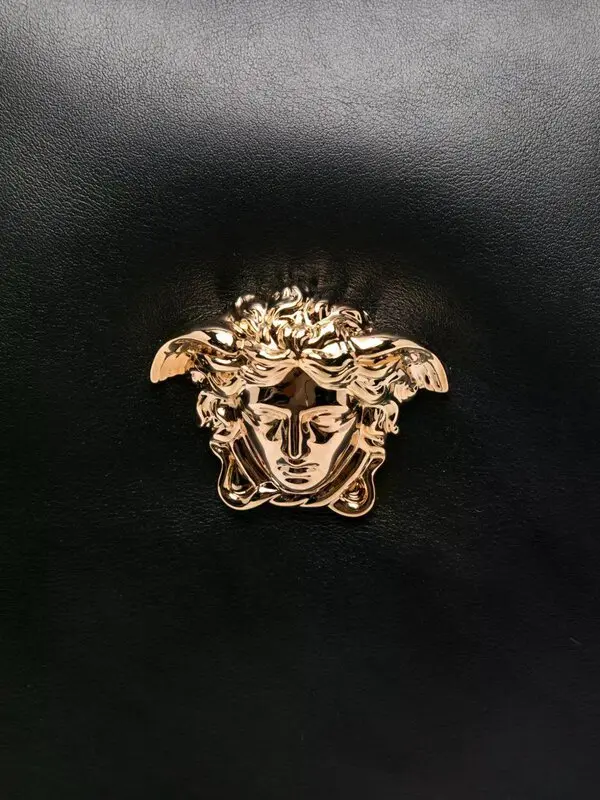 Versace La Medusa Leather Duffle Bag