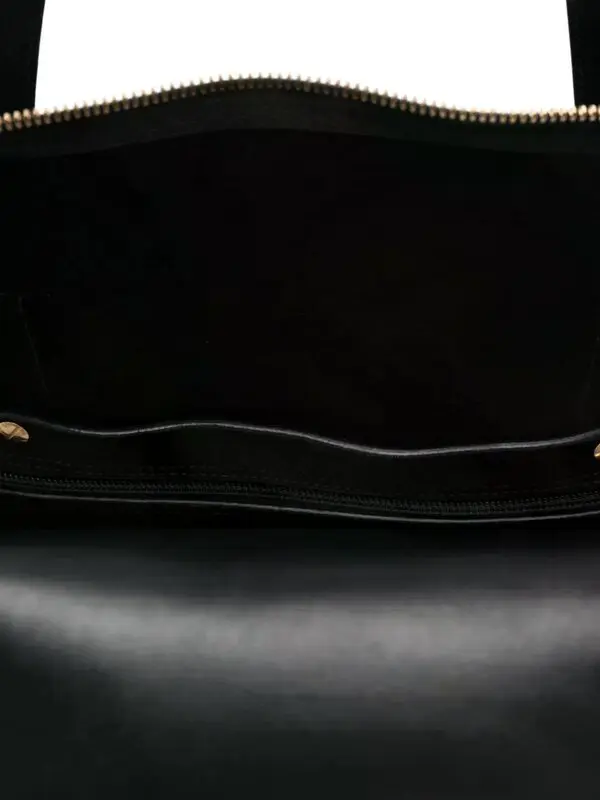 Versace La Medusa Leather Duffle Bag
