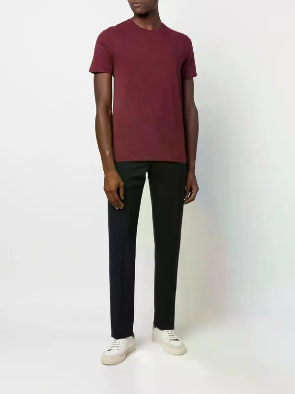 Polo Ralph Lauren Embroidered Crew-neck T-shirt - Red