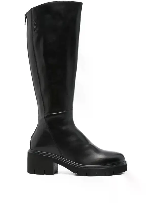 NEROGIARDINI 50mm Zip-detail Block-heel Boots