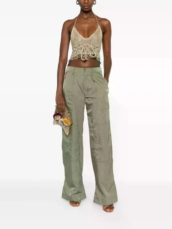 Rabanne Pleated Pocket Trousers