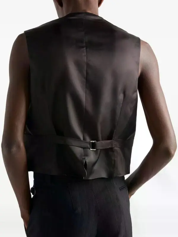 Prada Pinstripe Five-button Vest