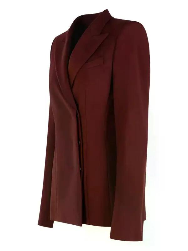 Sportmax Peaked-lapel Blazer - Red