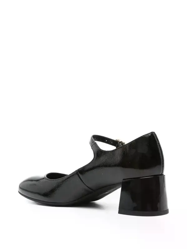 NEROGIARDINI 50mm Buckle-strap Block-heel Pumps - Black