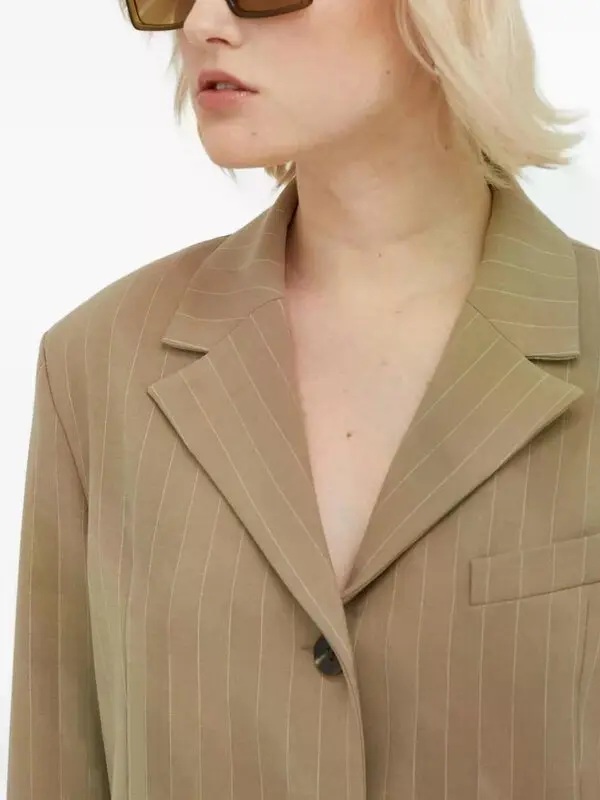 SAMSOE SAMSOE Pinstripe Single-breasted Blazer