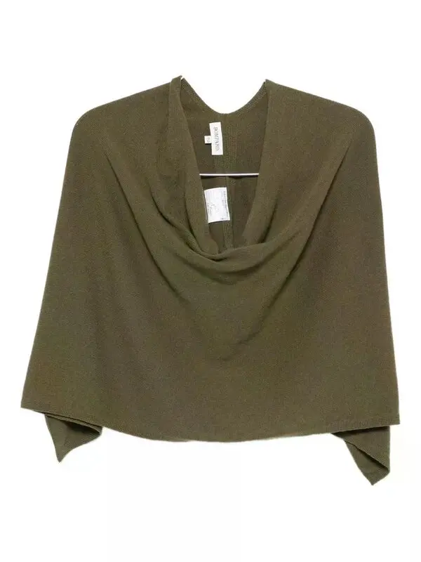 Eric Bompard Cashmere Cowl Neck Poncho