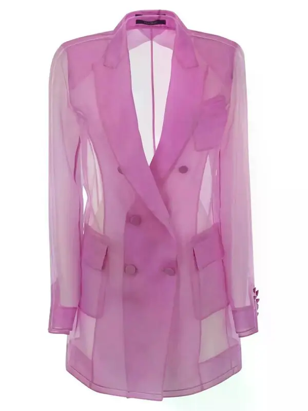 Max Mara Double-breasted Silk Blazer