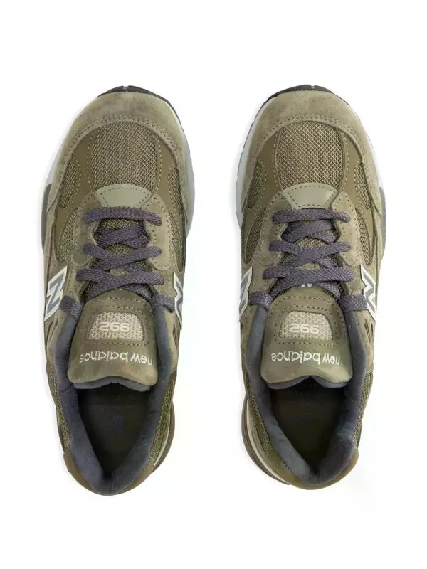 NEW BALANCE 992 Suede Sneakers - Green