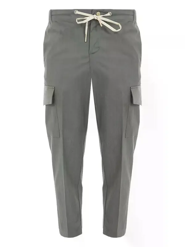 YES LONDON Drawstring-waist Cargo Trousers