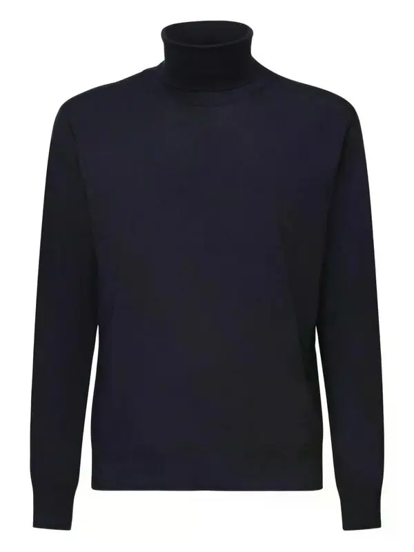 Eleventy Turtleneck Cashmere Sweater - Grey
