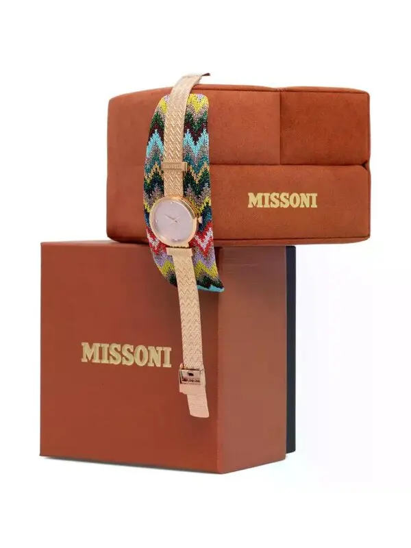 Missoni Zigzag-jacquard 36mm Watch