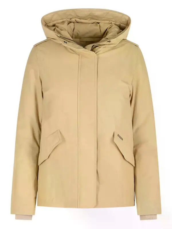 Woolrich Hooded Padded Jacket - Neutrals