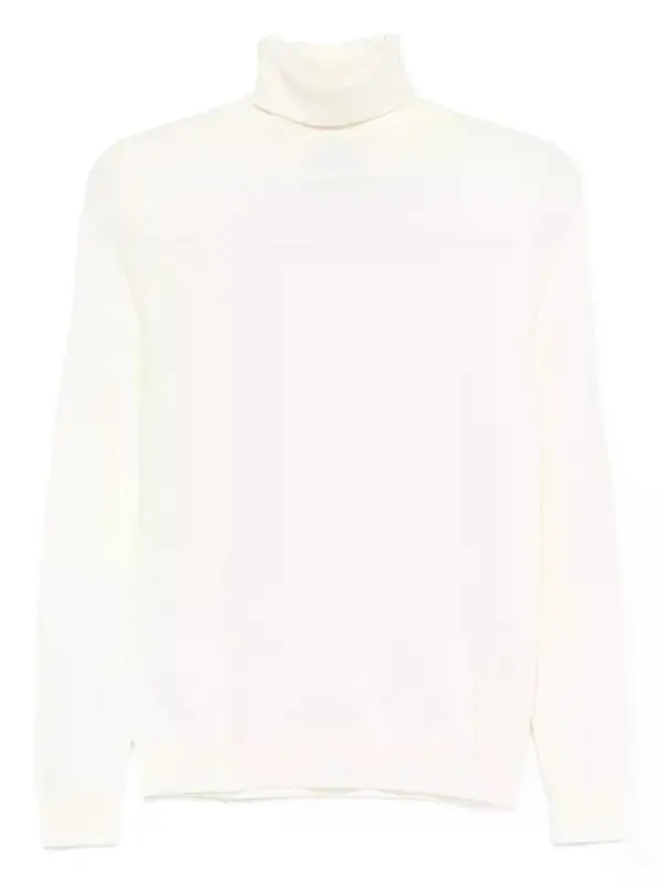Eric Bompard Roll-neck Cashmere Sweater - Neutrals