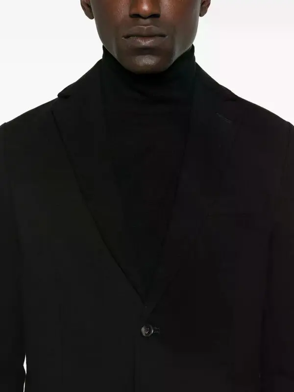 CIRCOLO 1901 Two-button Patch-pocket Blazer - Black