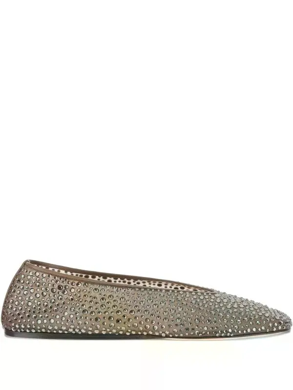 Le Monde Beryl Crystal-embellished Ballet Flats