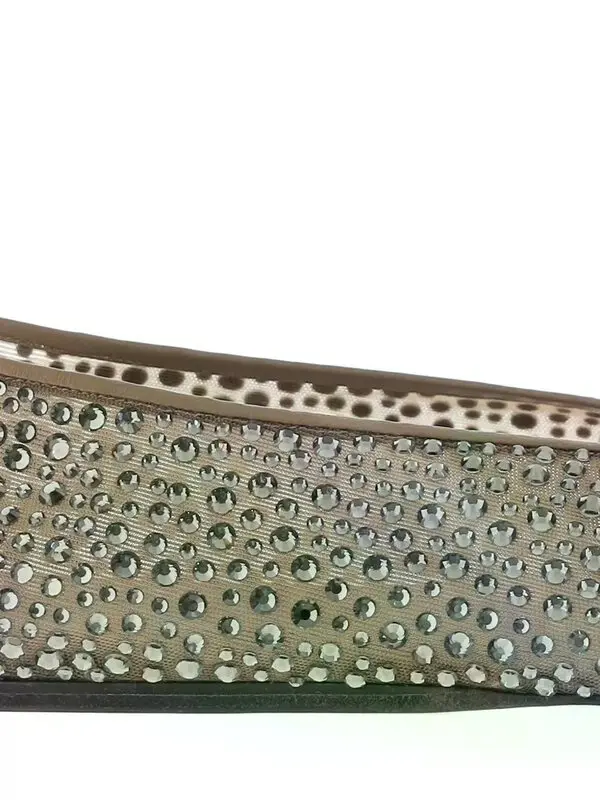 Le Monde Beryl Crystal-embellished Ballet Flats