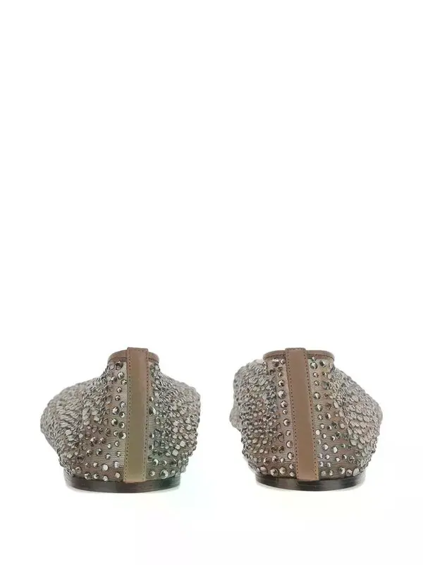 Le Monde Beryl Crystal-embellished Ballet Flats