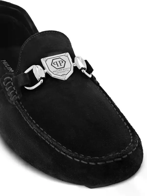 Philipp Plein Suede Driving Loafers