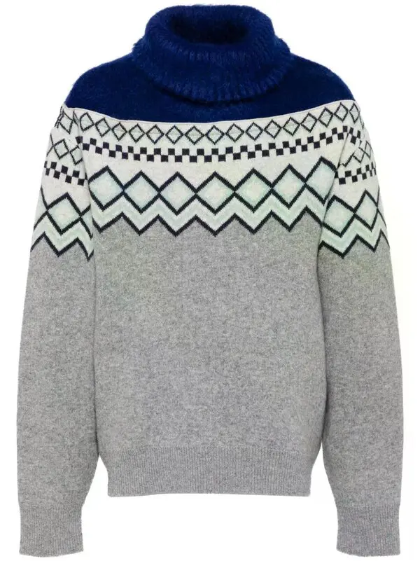 Facetasm Contrasting-panel Jumper