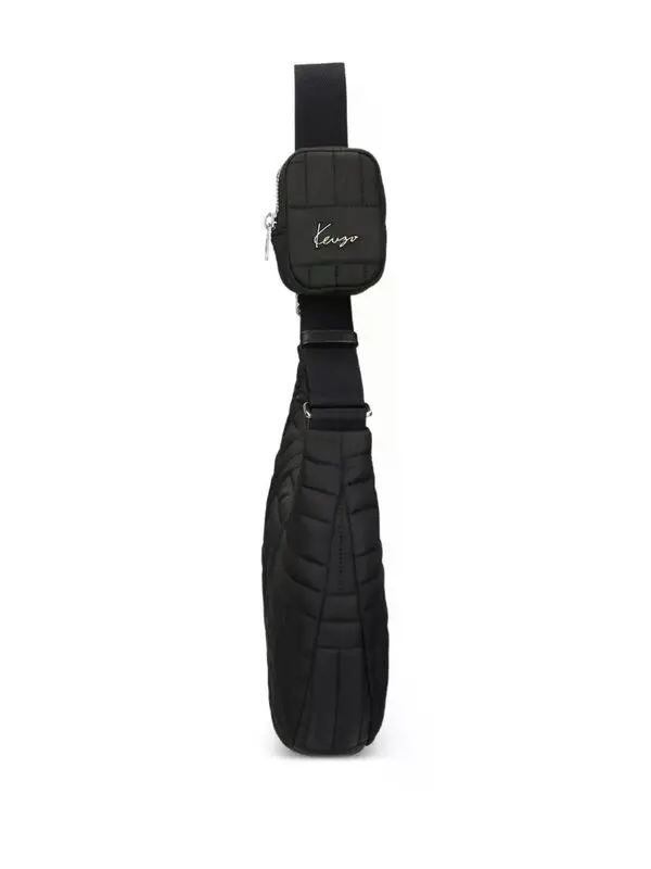 Kenzo Logo-plaque Shoulder Bag - Black