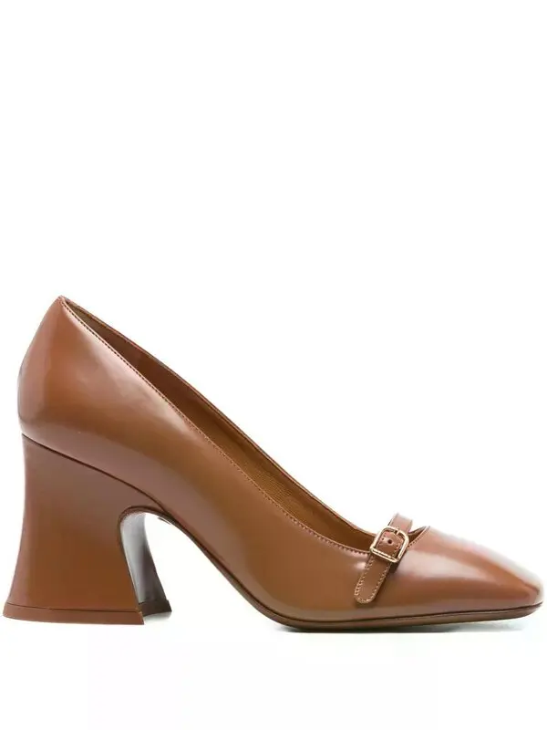 Chloé 75mm Janis Buckle-detail Flared Pumps