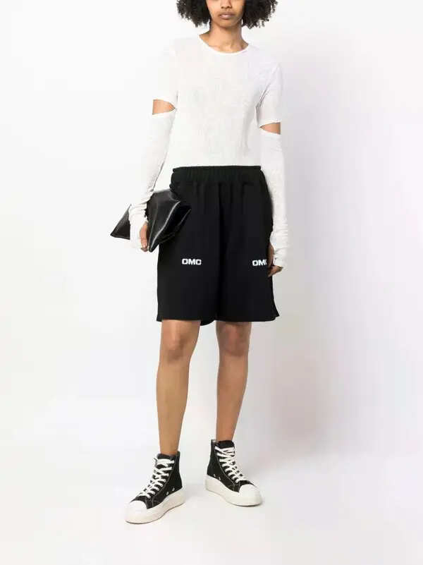 OMC Logo-print Track Shorts