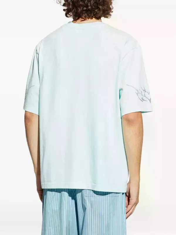 Casablanca Print T-shirt - Blue