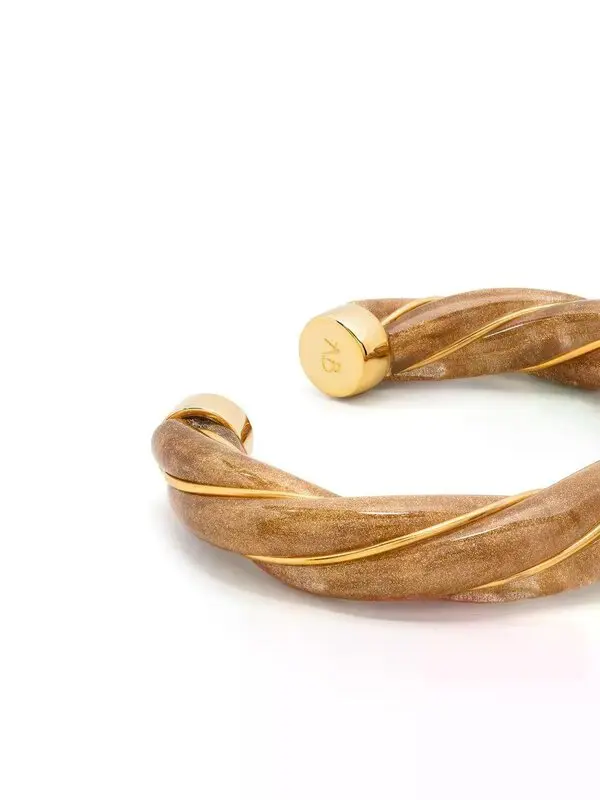 AURÉLIE BIDERMANN Diana Twisted Bangle Bracelet