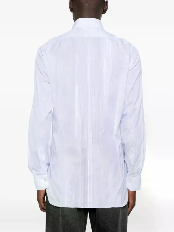 Kiton Striped Cotton Shirt