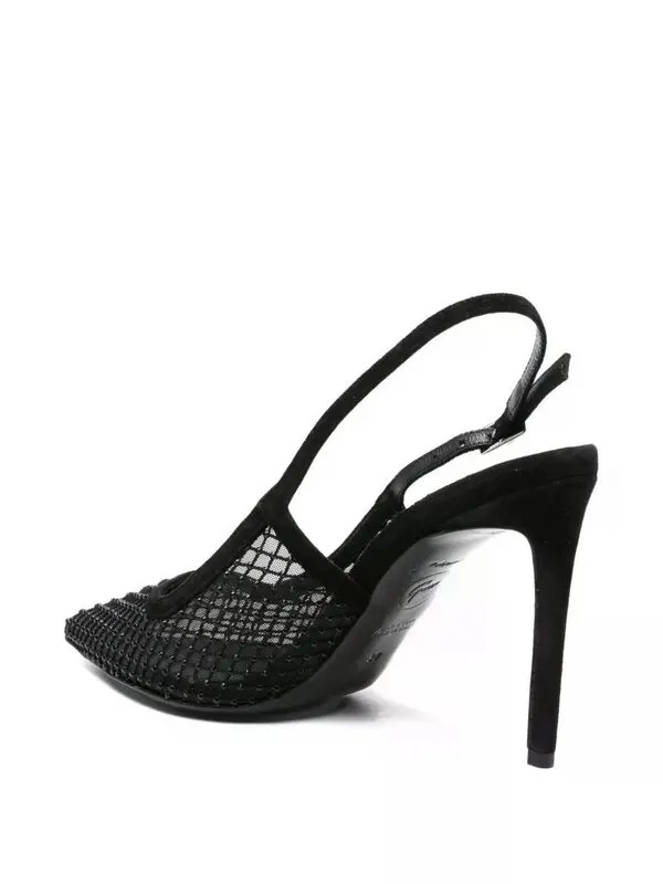 GINISSIMA 95mm Crystal-embellished Pumps