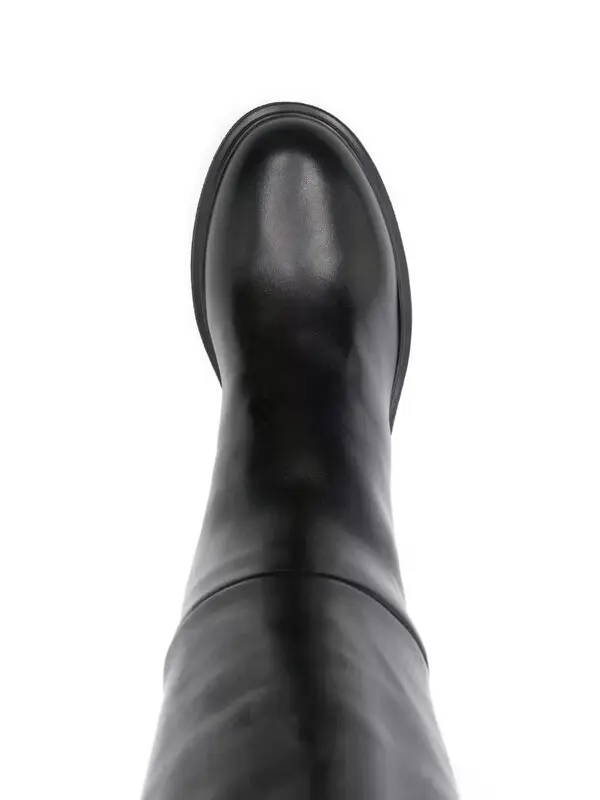 NEROGIARDINI 50mm Zip-detail Block-heel Boots