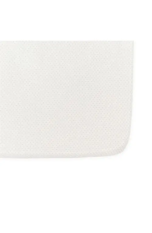 PEHR Pin Dot Organic Cotton Crib Sheet - Pin Dot Pebble