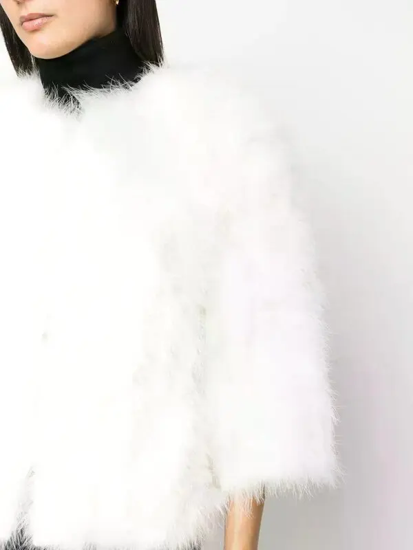 YVES SALOMON Feather-trim Jacket