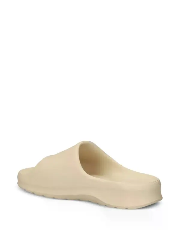 Lacoste Crocodile-logo Platform Slides - Neutrals