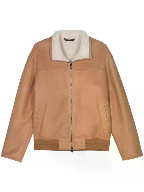 MANZONI 24 Lambskin Leather Jacket