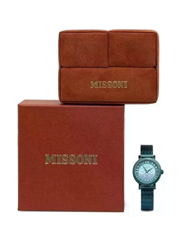 Missoni Zigzag Dial Watch - Green