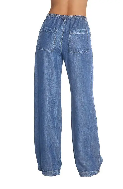 Bella Dahl Drawstring Wide Leg Tencel™ Jeans