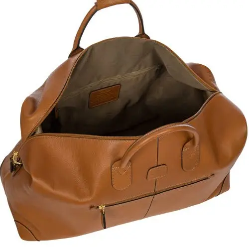 Bric'S Life Pelle 22" Duffle - Cognac